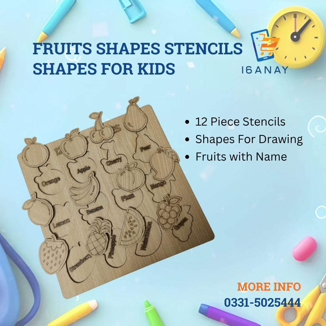 5 in 1 Kids Drawing Stencils Learning Bundle – 16anay