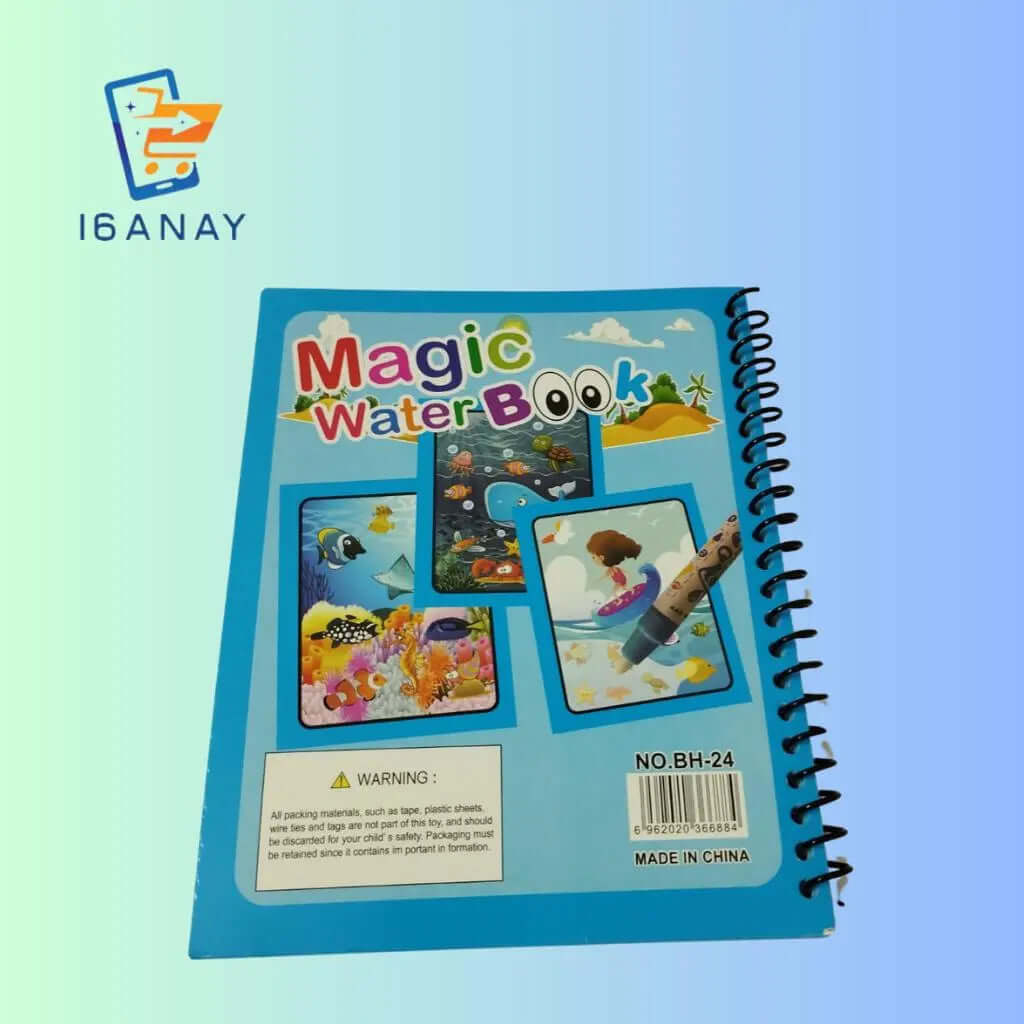Magic Water drawing Book for Kids | Mess-Free Drawing – 16anay